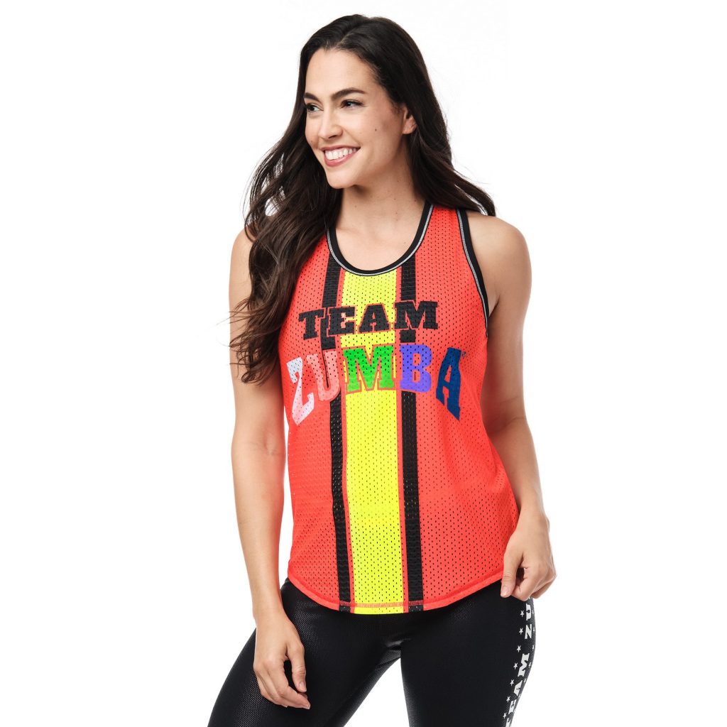 Team Zumba Mesh Tank – Latinfit Middle East