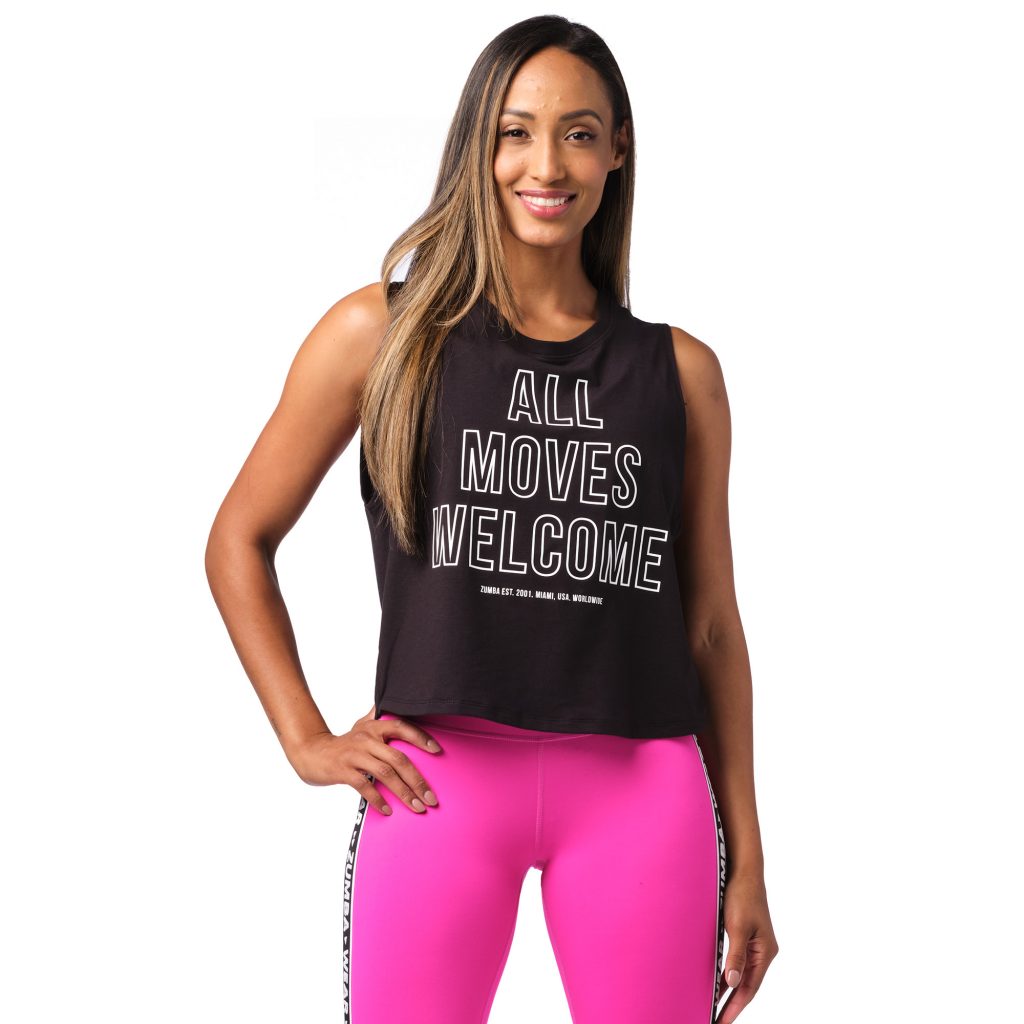 Zumba Dance Crew Mesh Crop Top – Latinfit Middle East