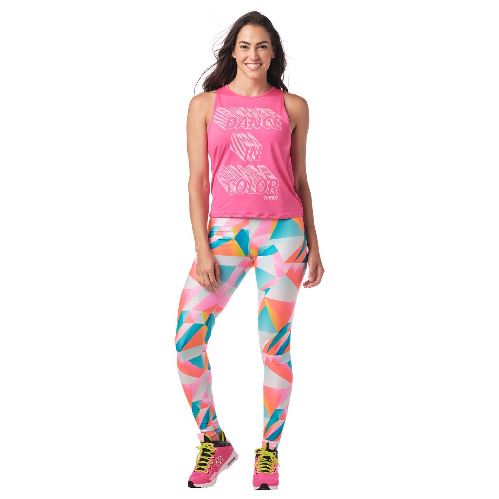 Dance In Color Twisted Back Tank – Latinfit Middle East