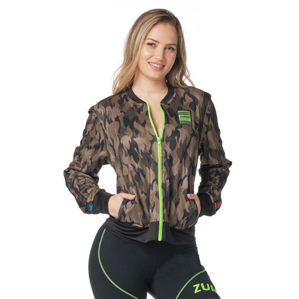 Zumba Camo Track Jacket – Latinfit Middle East