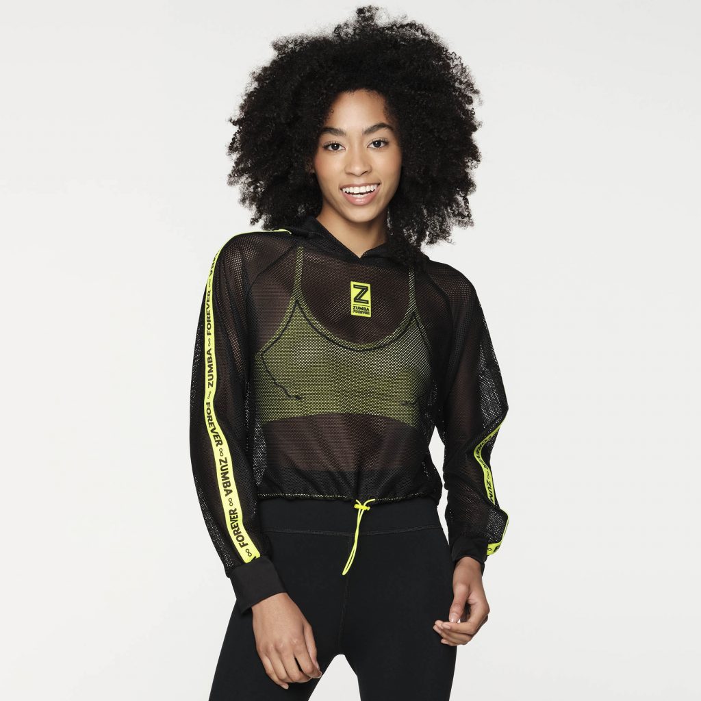 Zumba Forever Mesh Crop Hoodie – Latinfit Middle East